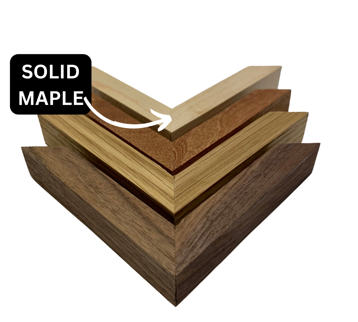 Solid Maple Picture Frame – LUXEHOUSE Decor
